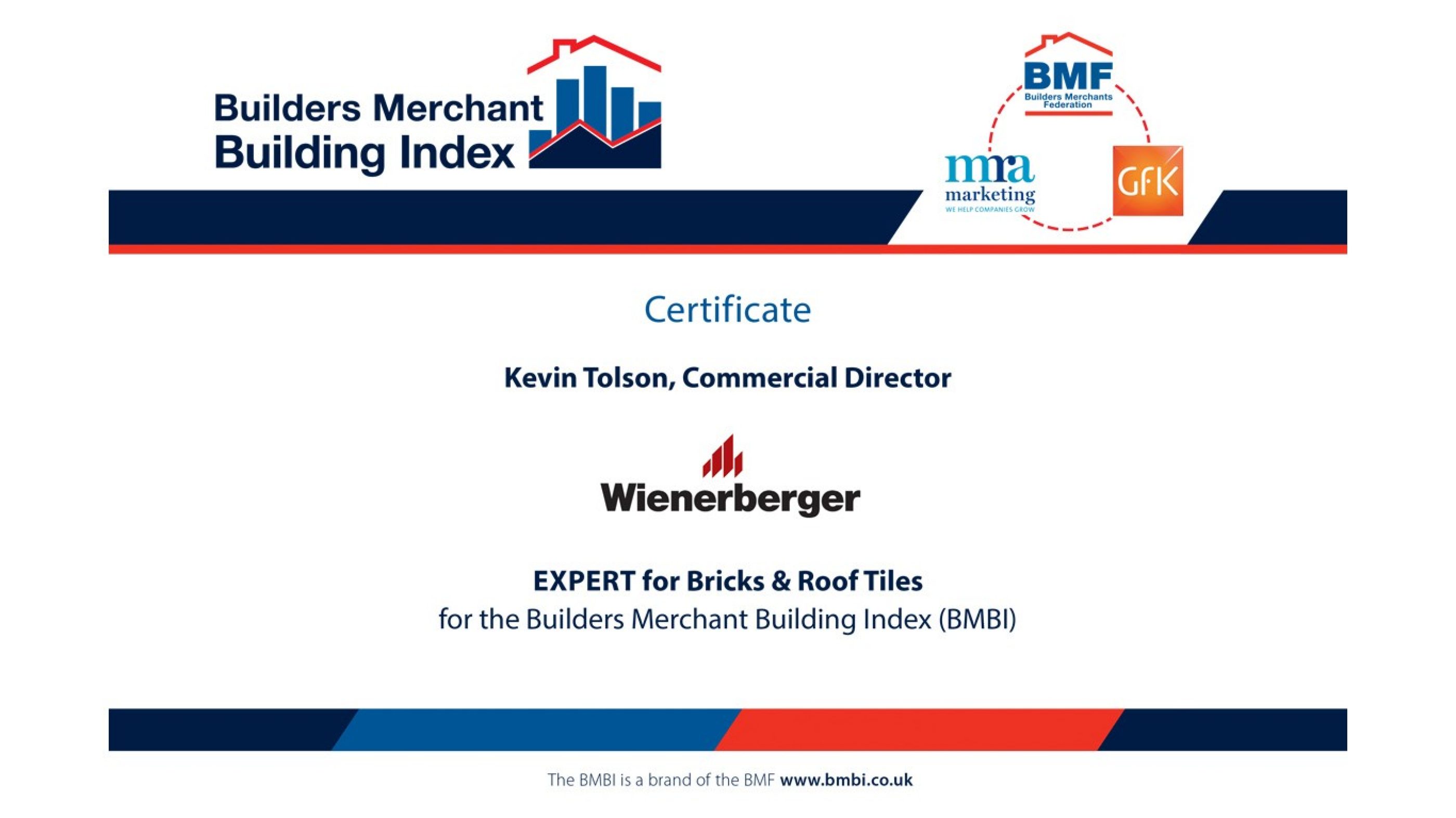 Kevin Tolson is BMBI’s Expert for Bricks & Roof Tiles | Wienerberger UK