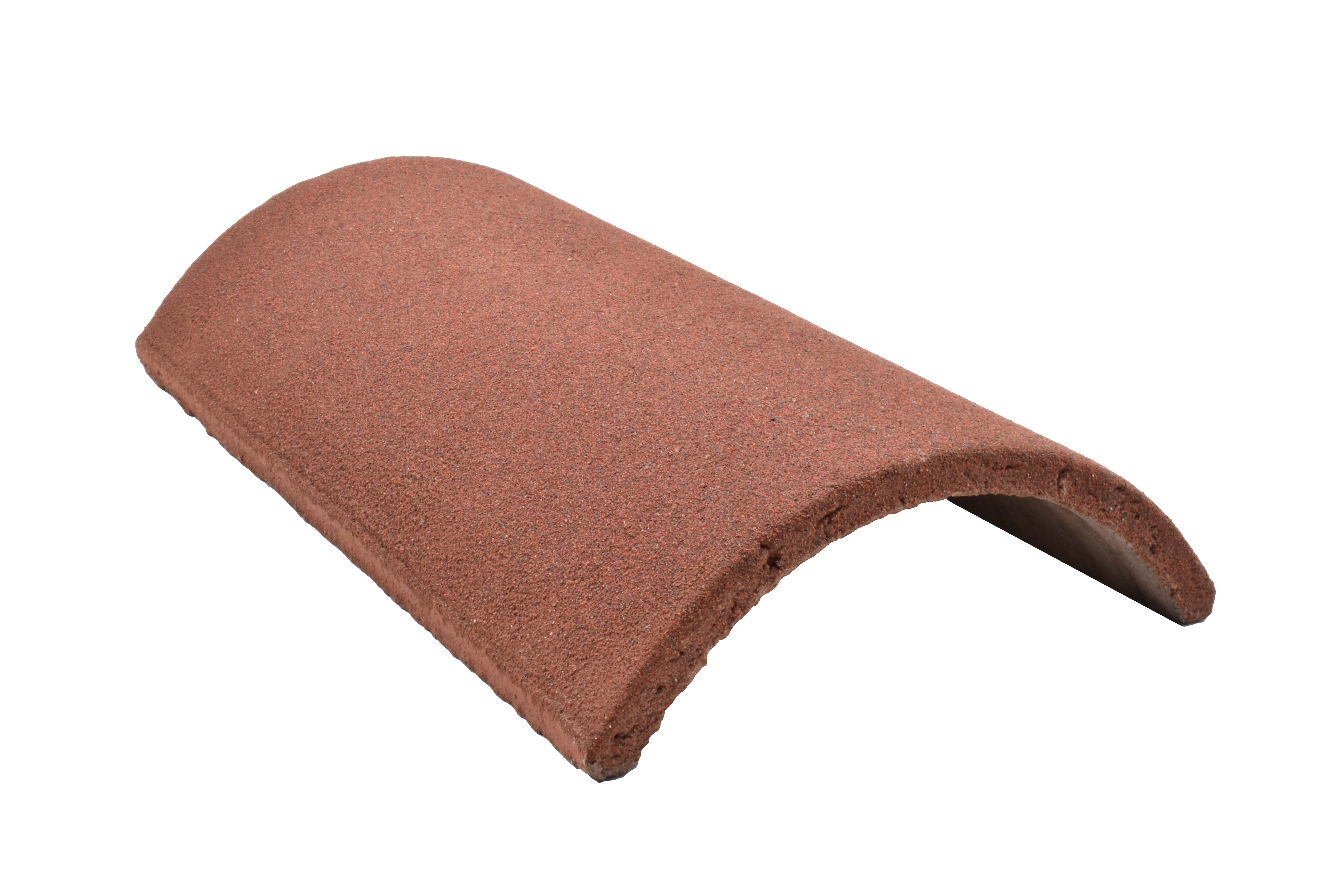 Plain Tile Mottled Red