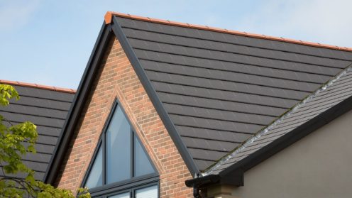 concrete interlocking pan tiles