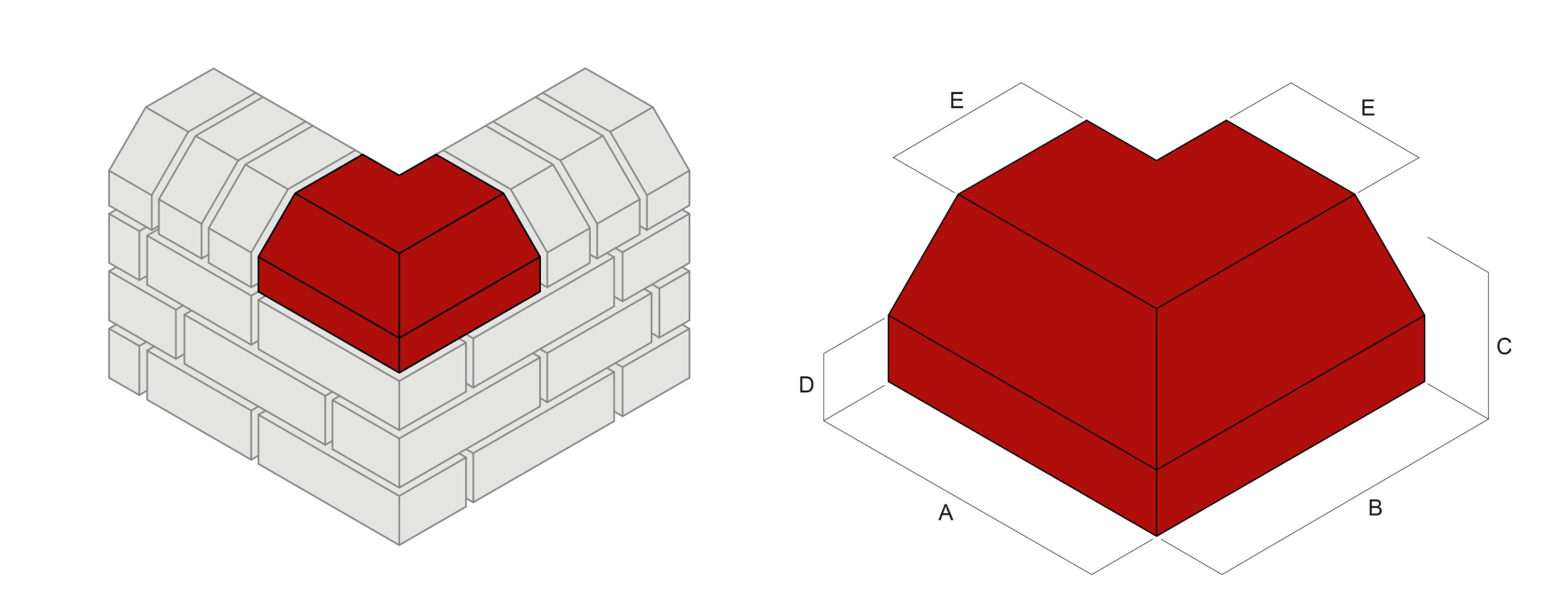 AN.14 Double Cant External Return With Internal Mitre | Wienerberger UK