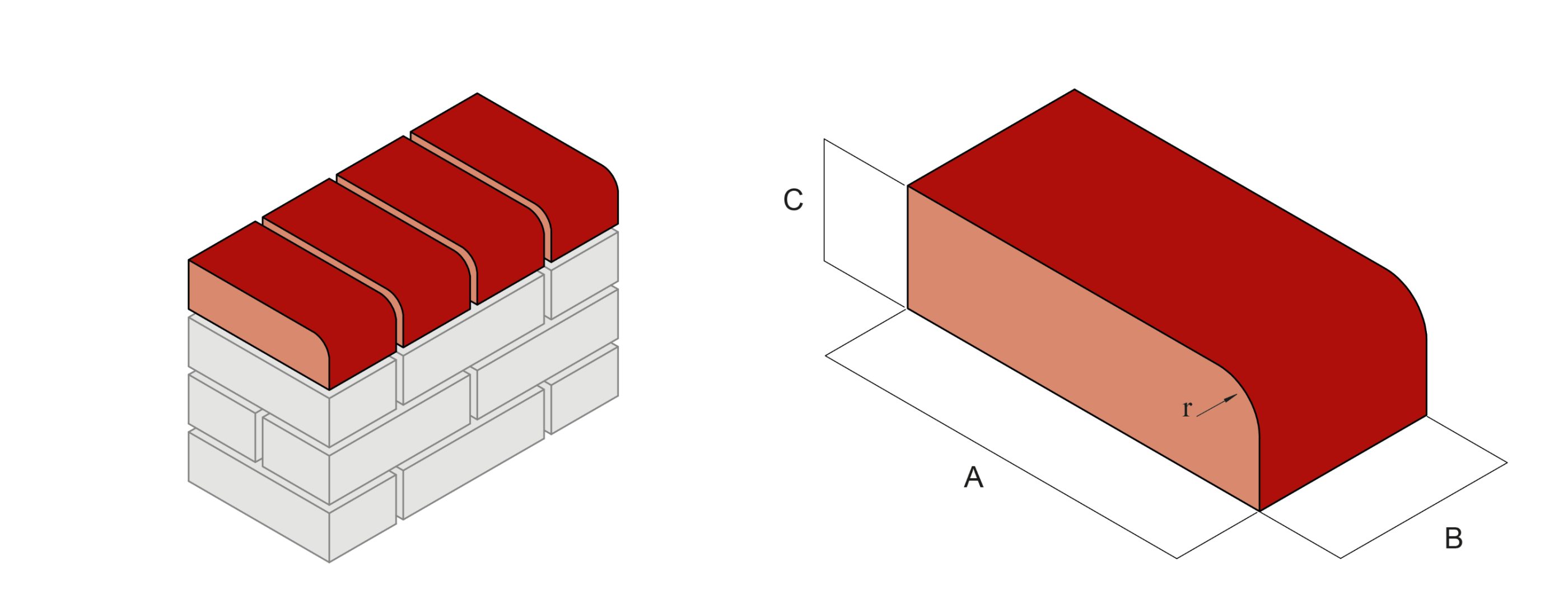 BN.5 Single Bullnose Header On Flat | Wienerberger UK