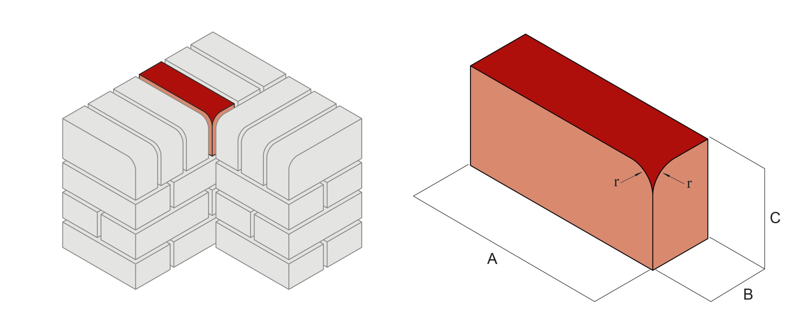 BN.7 Single Bullnose Internal Return | Wienerberger UK