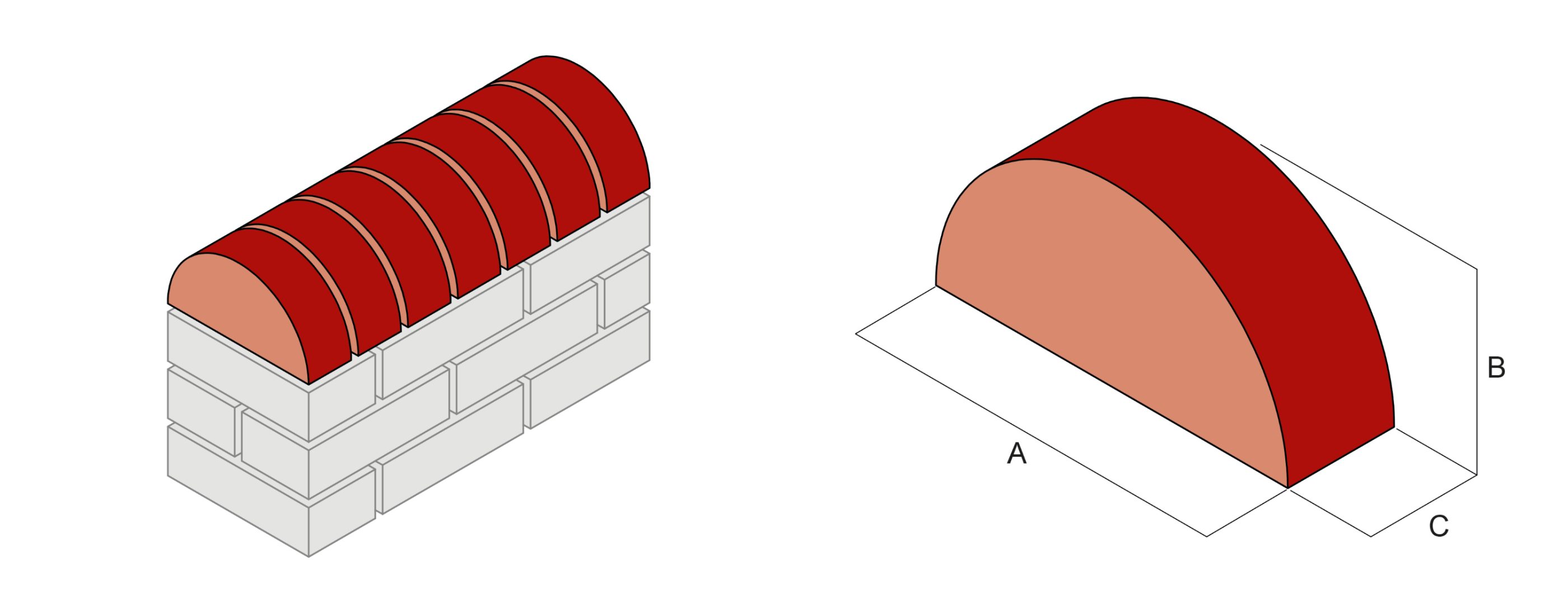CP.1.2 Half Round Capping Special Bricks | Wienerberger UK