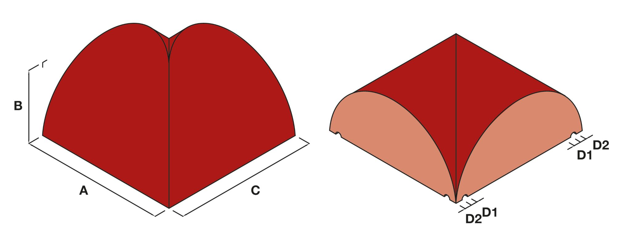 W.CP.11.2 Half Round Coping Return | Wienerberger UK