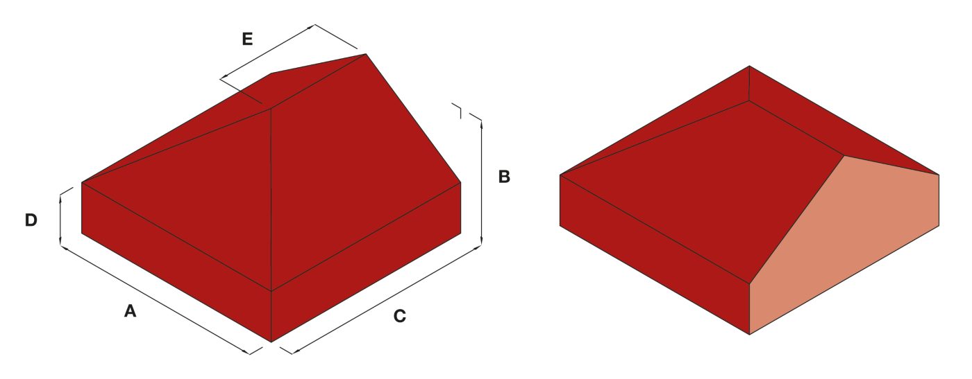 W.CP.22.1 Saddleback Capping Stop End | Wienerberger UK