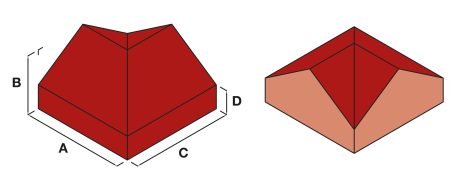 W.CP.22.2 Saddleback Capping Return | Wienerberger UK