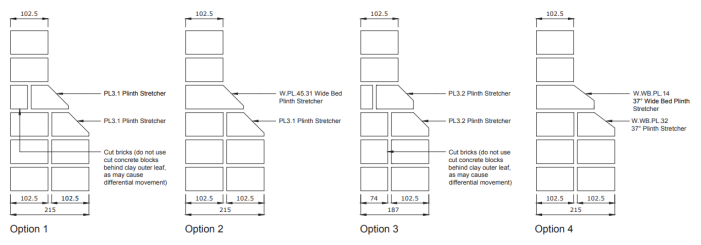 Plinth Special Shaped Bricks | Wienerberger UK