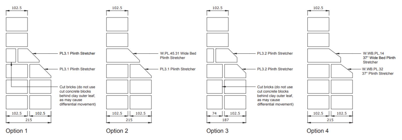 Plinth Special Shaped Bricks | wienerberger UK