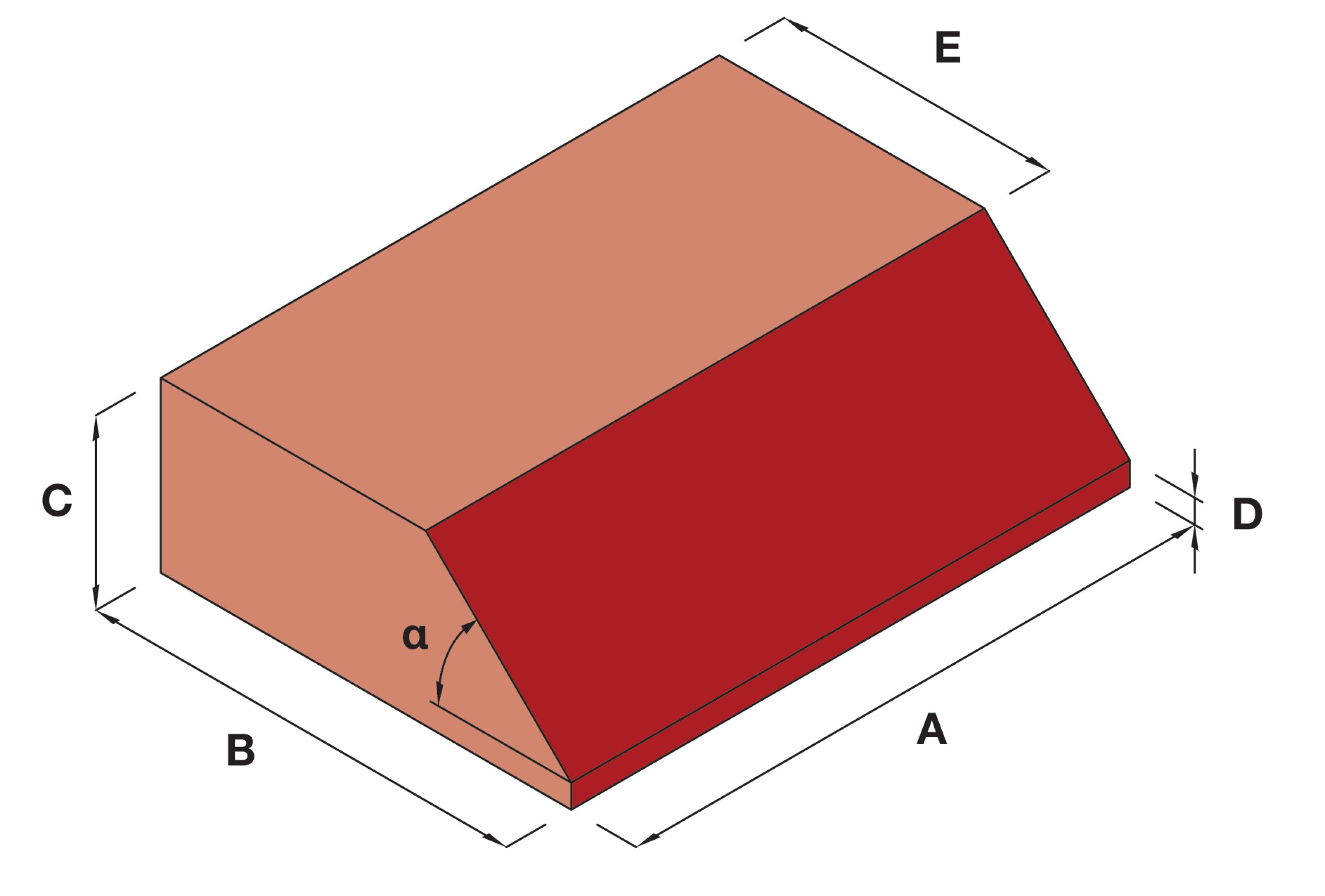 W.PL.45.31 45 Degree Wide Bed Plinth Stretcher | Wienerberger UK