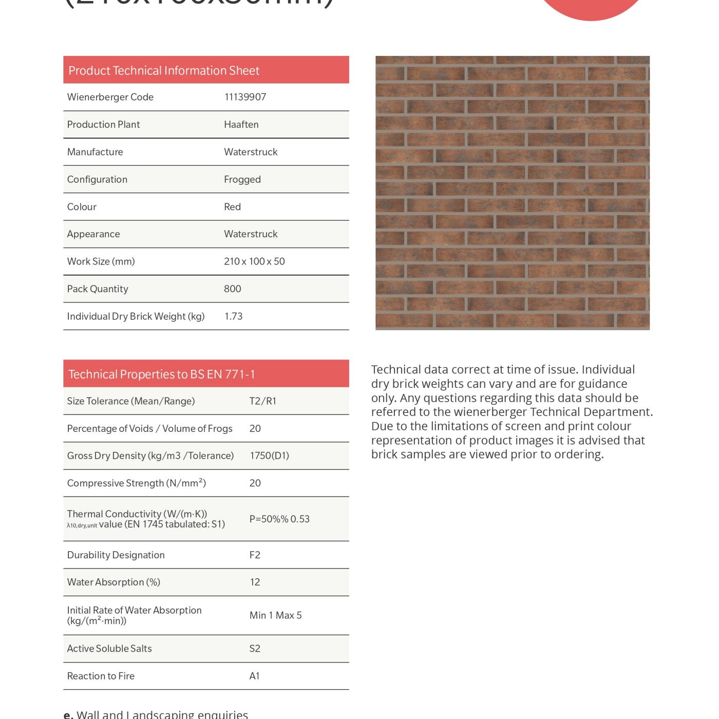 Ashley Red Multi 50mm