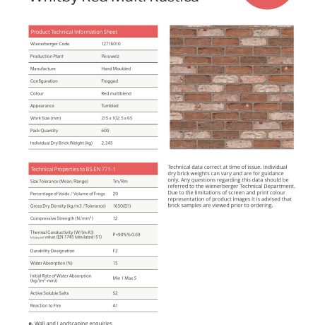 Whitby Red Multi Rustica